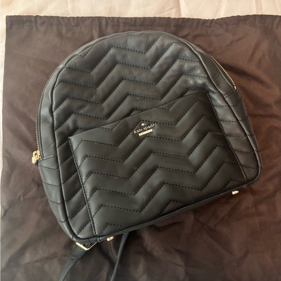 kate spade | Bags | Kate Spade Reese Park Quilted Backpack Black | Poshmark